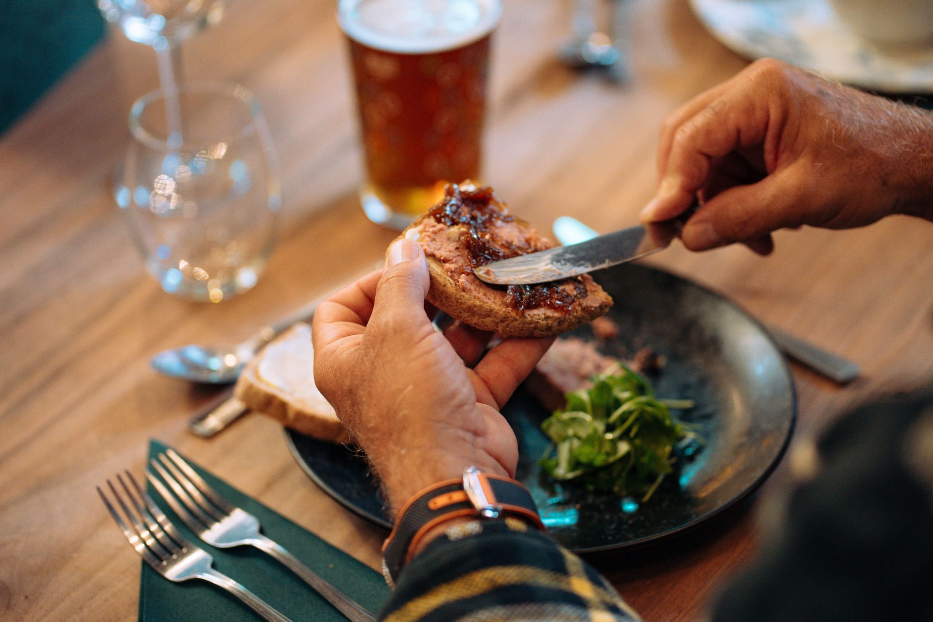 Menus at The Grasshopper