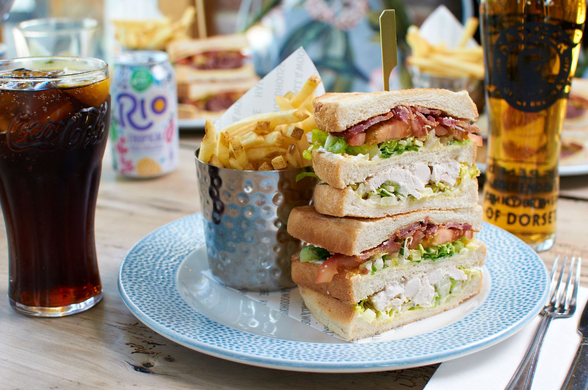 Menus at The Grasshopper